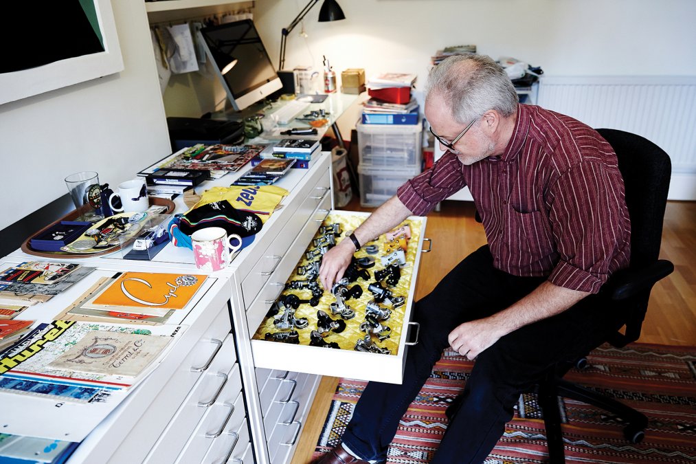 Mike Sweatmanの世界最大のディレイラーコレクション | ロードバイクはやめられない