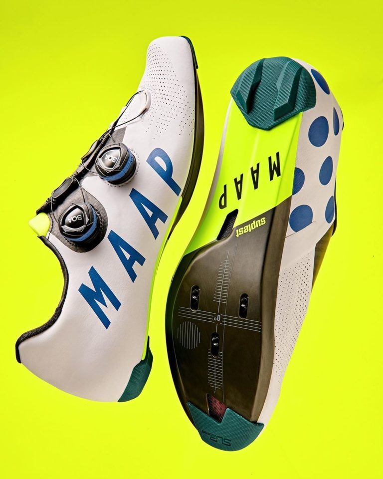 シューズブランドSuplestとアパレルブランドMAAPが提携してEDGE+ ROAD PRO SHOE限定版を販売 | ロードバイクはやめられない