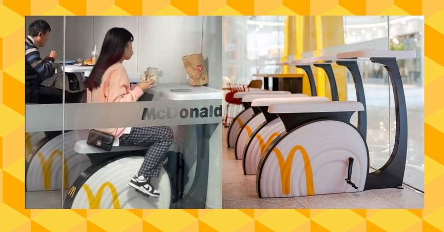 マクドナルドで、エアロバイクを漕ぎながらマックを食べる! 本当の目的は? | ロードバイクはやめられない